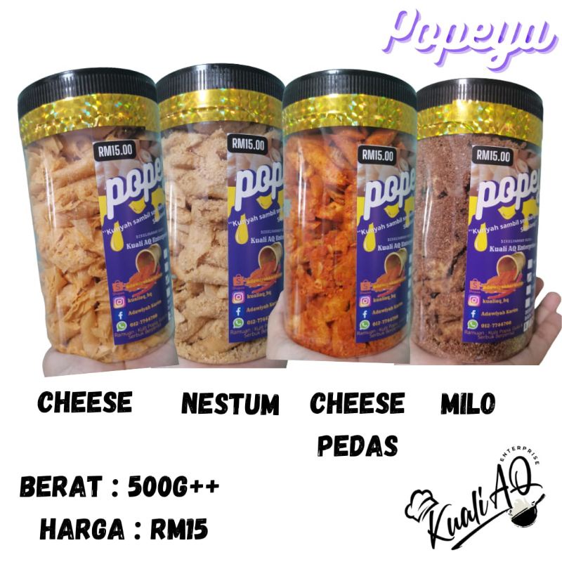 Popia nestum , popia milo ,popia cheese & popia cheese pedas ( kuih ...