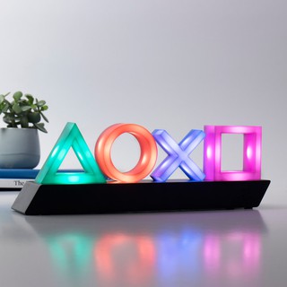 Paladone Playstation Icons Light | Playstation Logo Shape LED Light ...