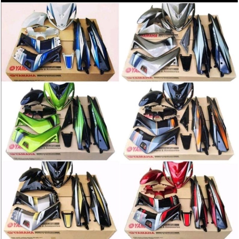 YAMAHA LC135 V1 LCV1 BODY COVER SET HLY ORIGINAL HONG LEONG YAMAHA ...