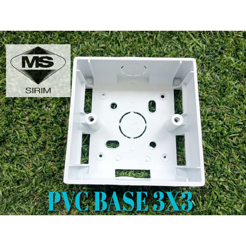 PVC BASE /3X3/ 1 GANG OUTLET | Shopee Malaysia
