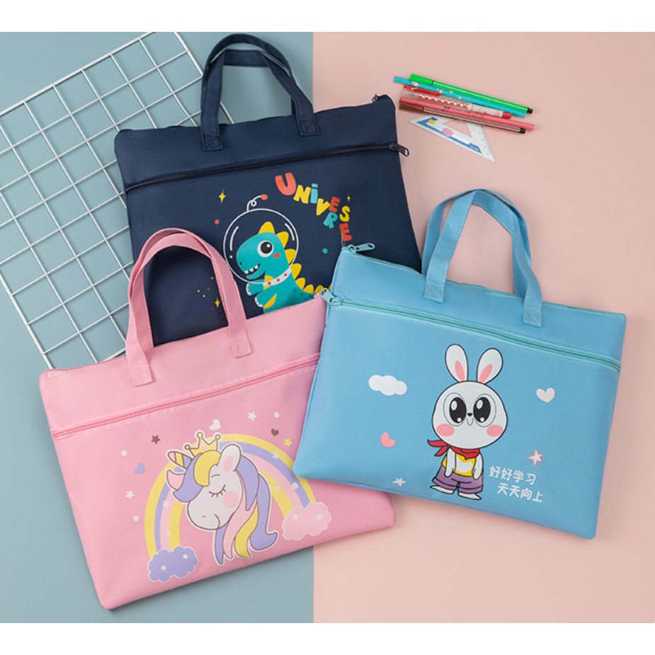 New Student Multifunctional Oxford Storage Bags Large Capacity Tuition ...