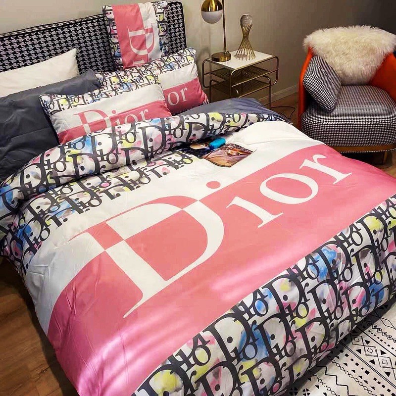 Classic Christian Dior Pinky Colourful Design Silk Material Luxury ...