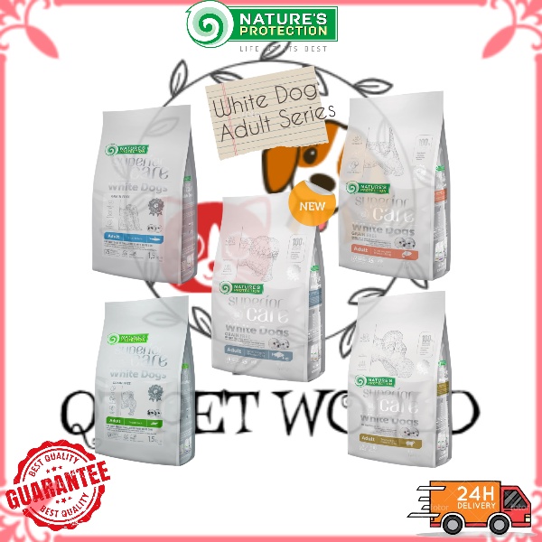 Nature's Protection Superior Care White Dogs Adult Lamb/Salmon ...