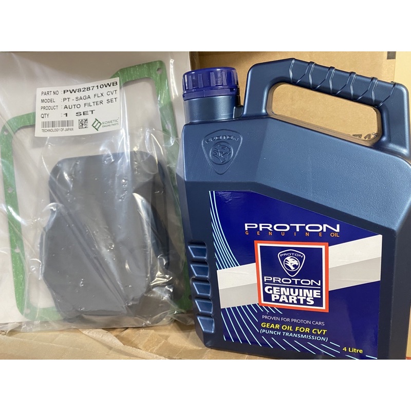 PROTON CVT SET ATF gear oil (4 liter) for Saga FLX, VVT, Persona VVT ...