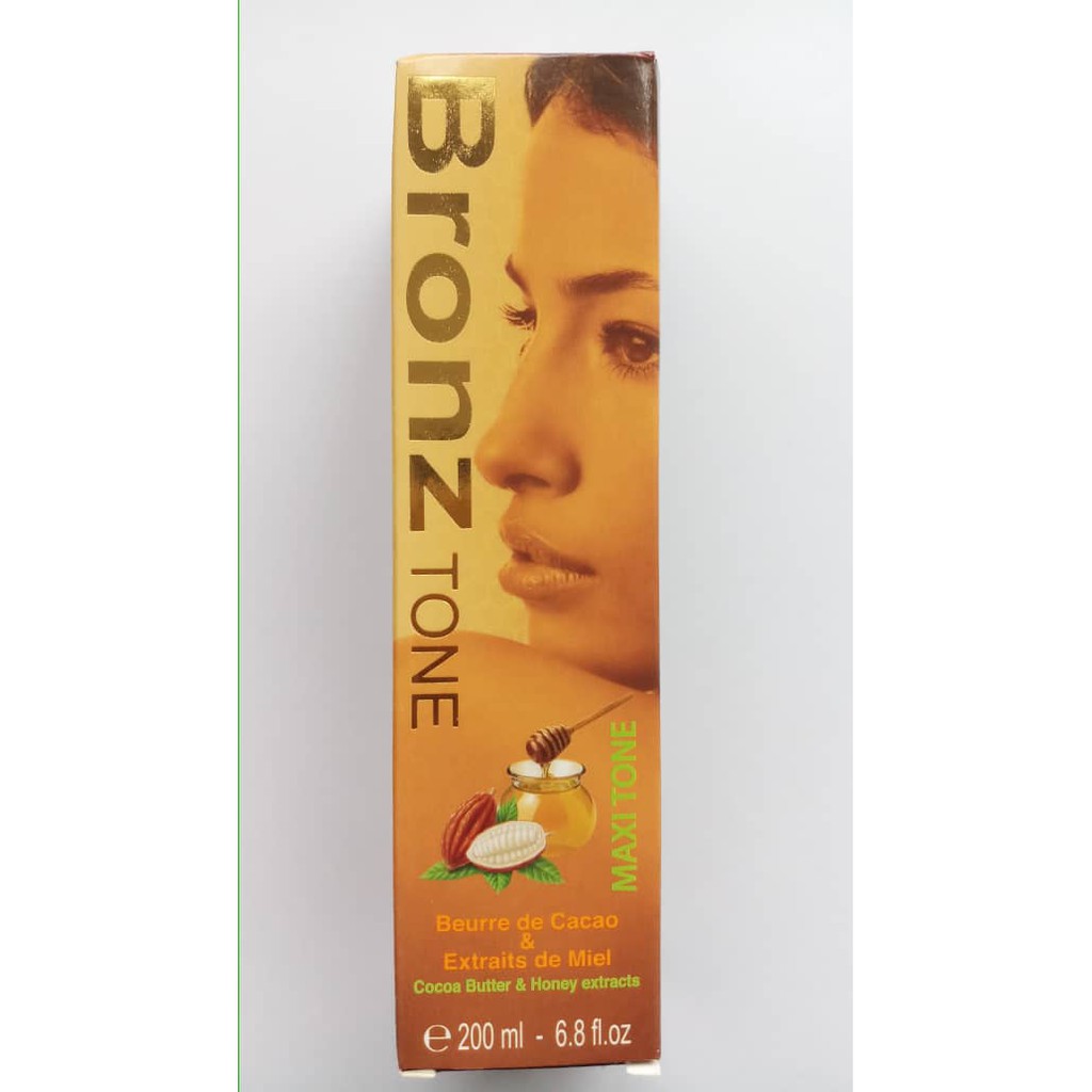 BronzTone Maxi Tone with Cocoa Butter & Honey Extracts Lotion 300ml ...