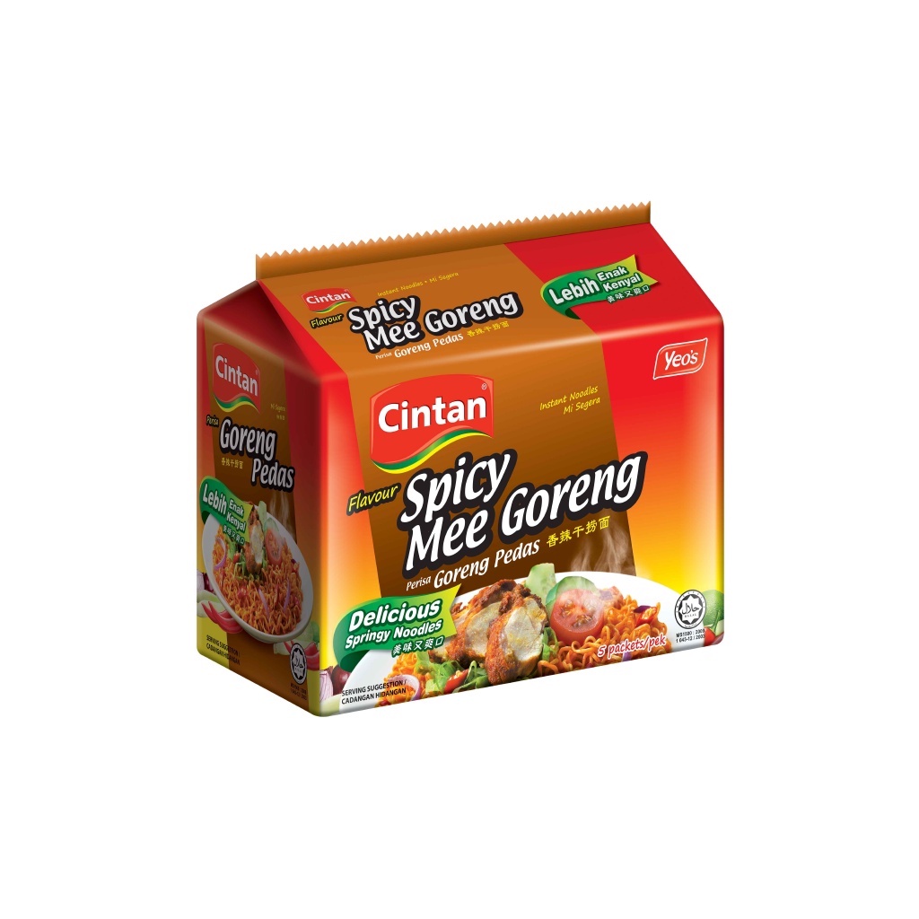 Yeos Cintan Mee Goreng Spicy 5x75g | Shopee Malaysia