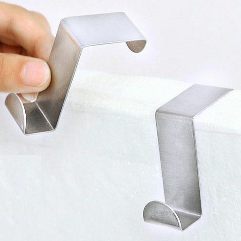 Stainless Steel Z-shaped Hook Nail-free Cabinet Door (4 pcs) | Shopee ...