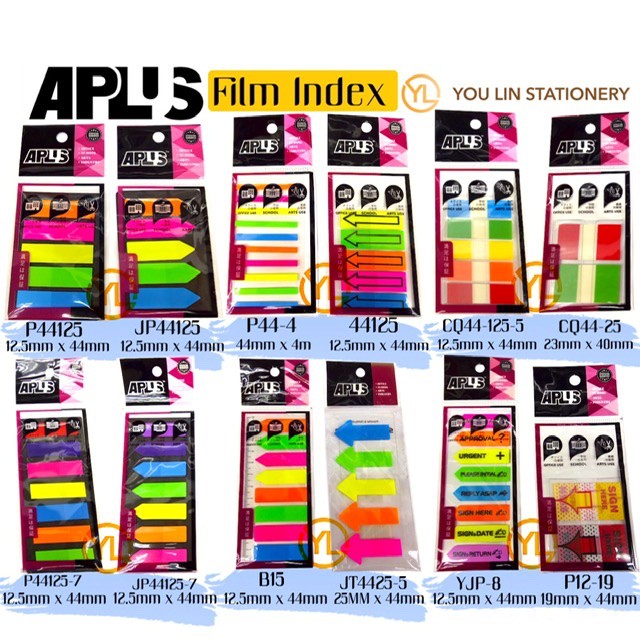 Aplus Sticky Note / Film Index / Tape Flag | Shopee Malaysia