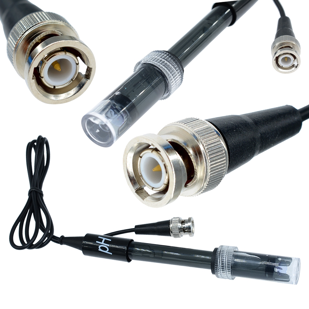 DIYMORE 0-14 PH Analytical Surver Electrode PH Probe BNC Plug Connector ...