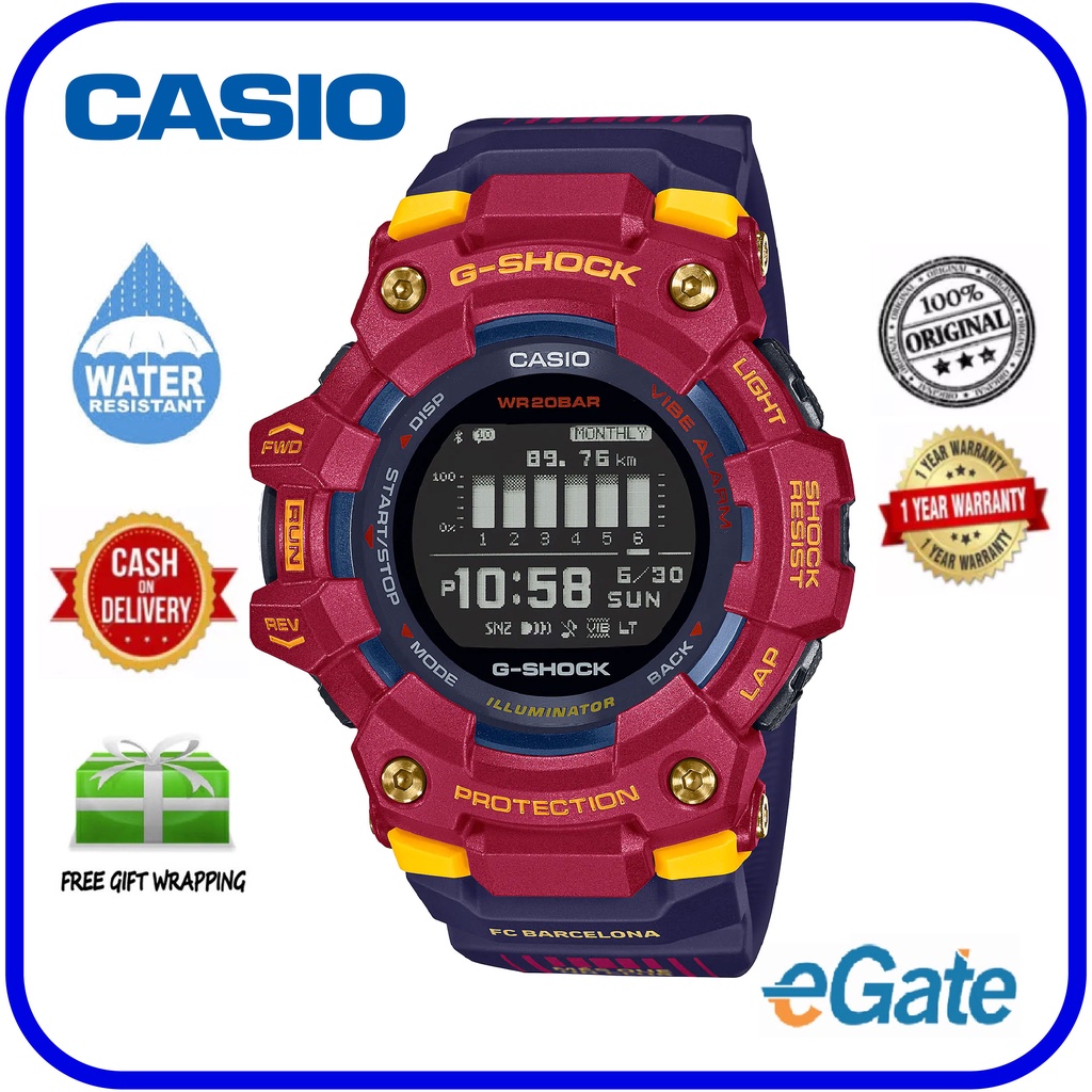Casio G-shock FC Barcelona Collaboration Limited Edition GBD-100BAR-4 ...