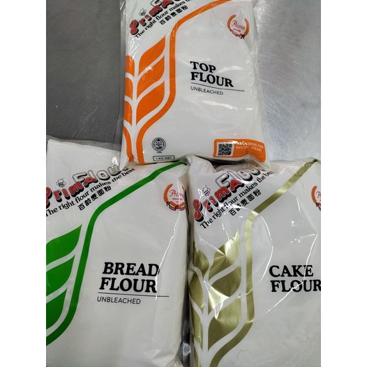 Prima Cake Flour/Top Flour/Bread Flour 1kg | Shopee Malaysia