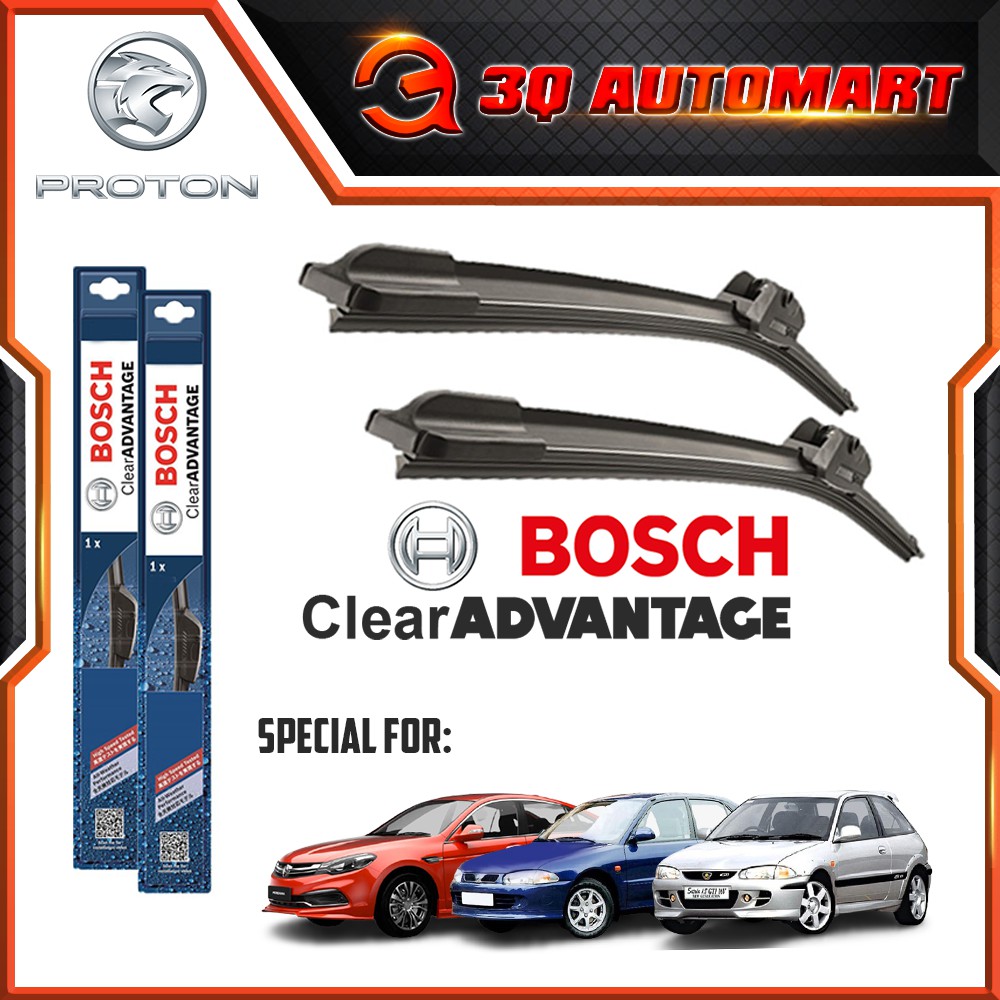 Bosch Clear Advantage Wiper Set For Proton Wira Satria Putra Arena Perdana 2016 | Shopee Malaysia