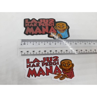 Sticker Kereta Motor Laju Nak Pergi Mana Sticker Honda Wave 125r 125s ...
