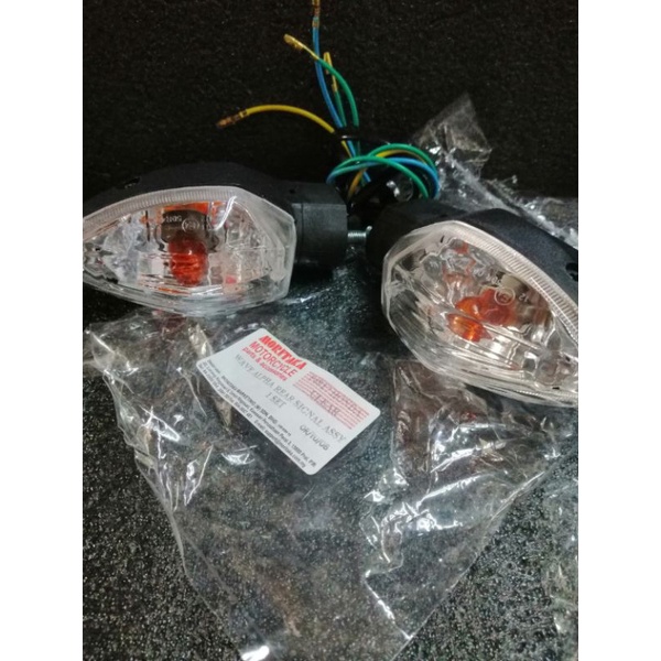 FRONT / REAR SIGNAL SET (2PCS) HONDA RS150 RS150R V1 V2 / DASH 2 FI / WAVE CX ALPHA / DASH NEW ...