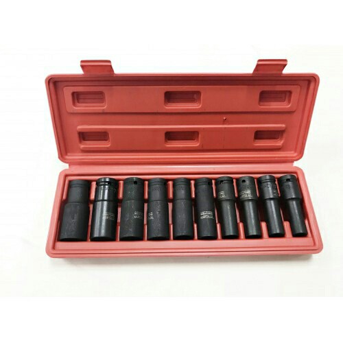 Spanar Box MLG 1024 10PCS 1/2" Impact Deep Socket Tool Set 10-24mm ...
