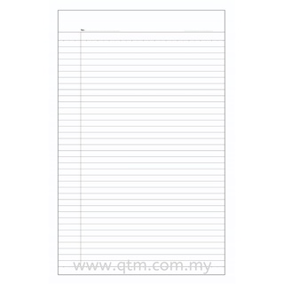 F4 F5 A6 Hard Cover Book Logbook Buku Log Foolscap Notebook 60gsm 120 ...
