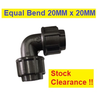 POLY PIPE FITTING / EQUAL TEE / EQUAL BEND 20MM 40MM | Shopee Malaysia