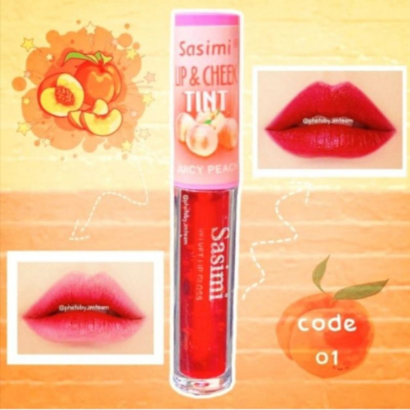 SASIMI LIP & CHEEK TINT NEW VELVET LIP MURAH | Shopee Malaysia
