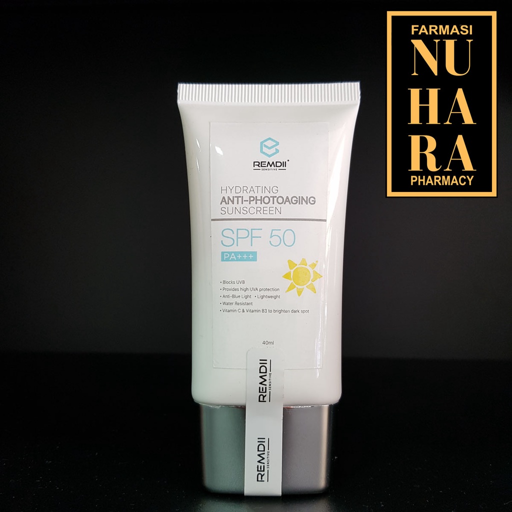 Remdii Hydrating Anti-Photoaging Sunscreen SPF50+++ 40ml Suitable for infant and sensitive skin ...