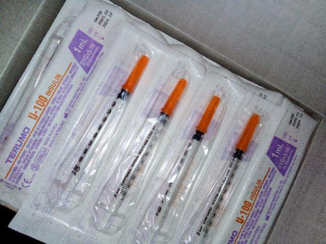 Terumo Insulin Syringe, 1ml With 31g x 5/16" Needle | Shopee Malaysia