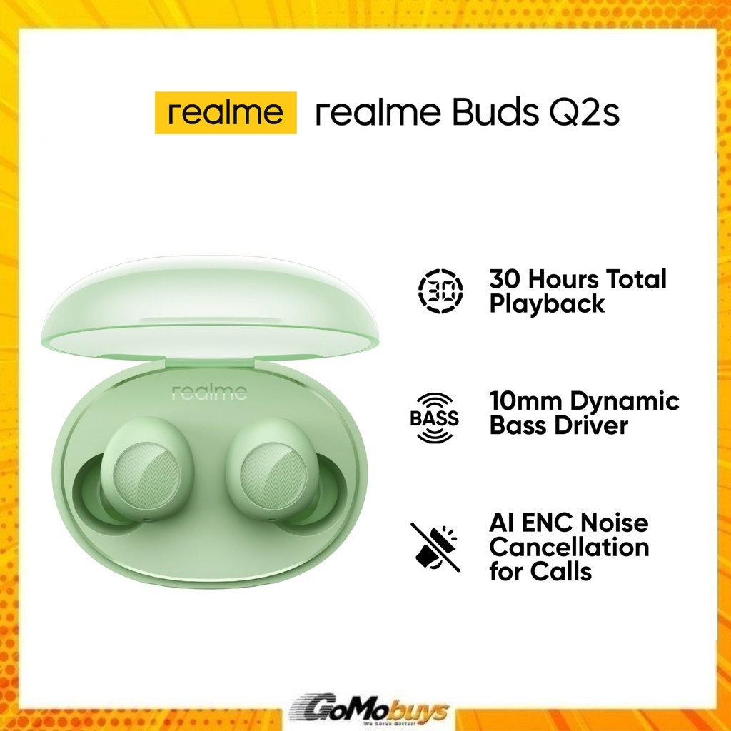 realme Buds Q2 / Q2S TWS Wireless Earphones Bluetooth In-Ear Earbuds ...