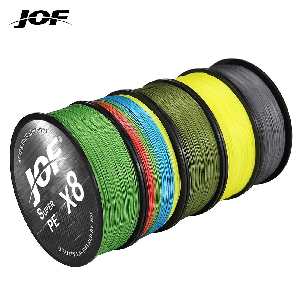 JOF Super PE Braid X8 Fishing Line 300M 150M 8Strands Braided Fishing ...