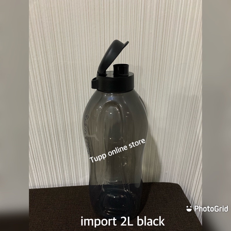 tupperware 2L black bottle(1) | Shopee Malaysia