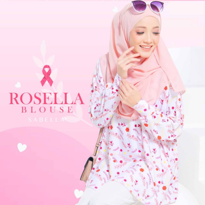 Sabella Rosella Blouse | Shopee Malaysia