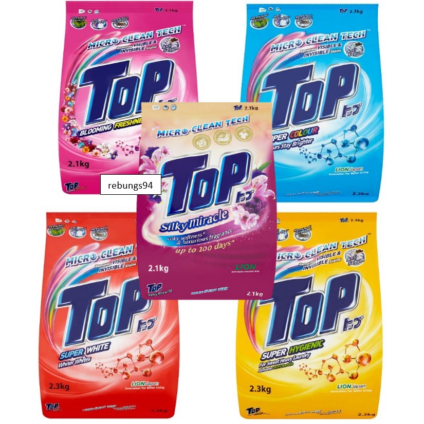 Top Detergent Powder (2.1kg/2.3kg) | Shopee Malaysia