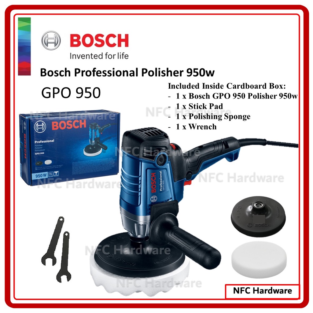 BOSCH GPO 950 Professional Polisher 950W | Shopee Malaysia