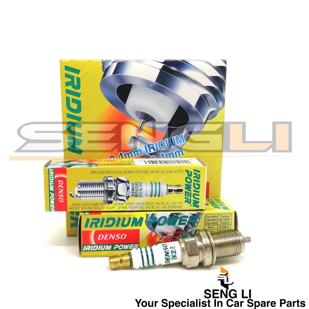 IK22-DENSO IRIDIUM POWER SPARK PLUG IK22 #5310(4 PCS)-PROTON/ PERODUA ...
