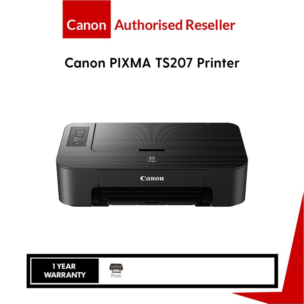 Canon TS207 Pixma Single Funtion Stylish And Compact Printer | Shopee ...