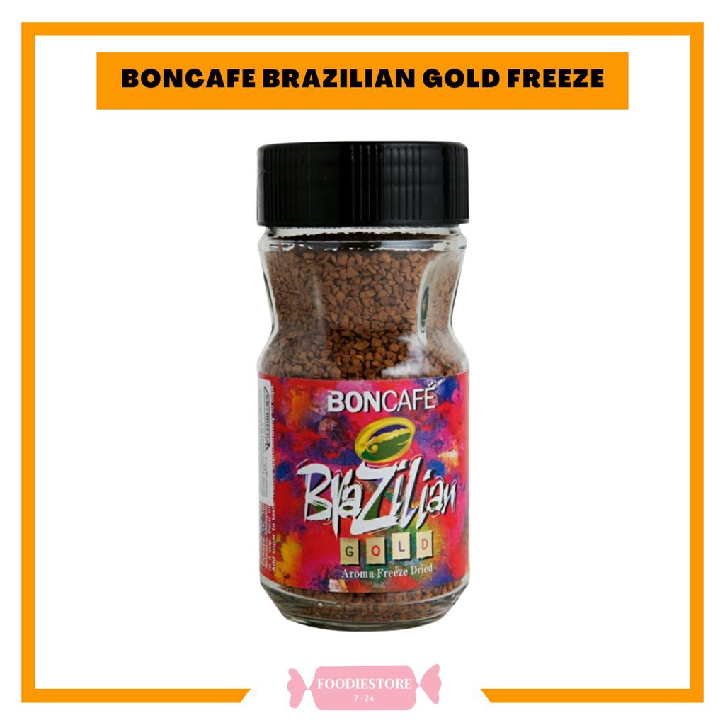Boncafe Brazilian Gold Freeze-Dried Instant Coffee 100g / 200g | Shopee Malaysia