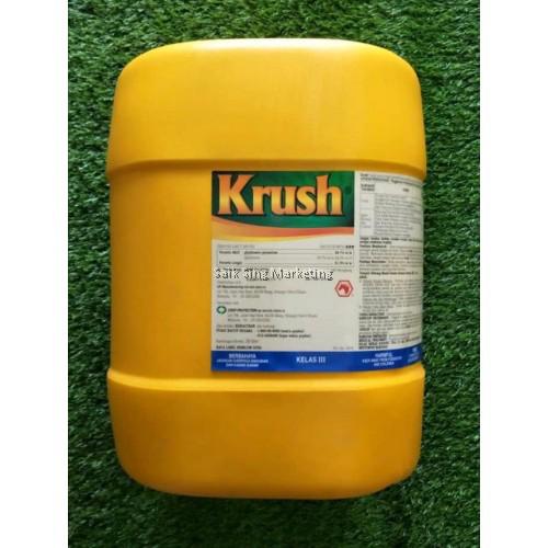 20L Krush Glyphosate-potassium 48.7% Herbicide Racun Rumput | Shopee ...