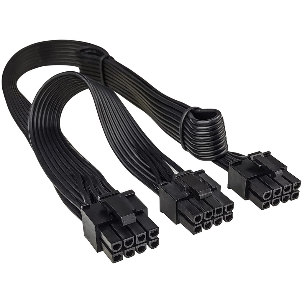 MODULAR PSU PCIE CABLE GRAPHIC CARD POWER SUPPLY CABLE 8 PIN TO 2X 6+2 ...