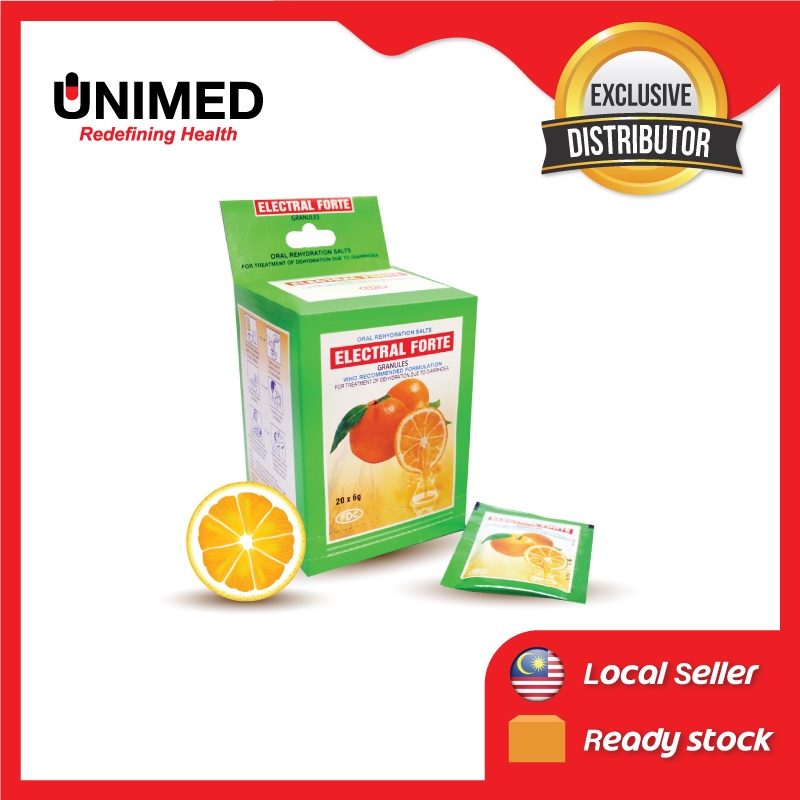 Electral Forte Granules (ORS) --For Treatment Of Dehydration Due To ...