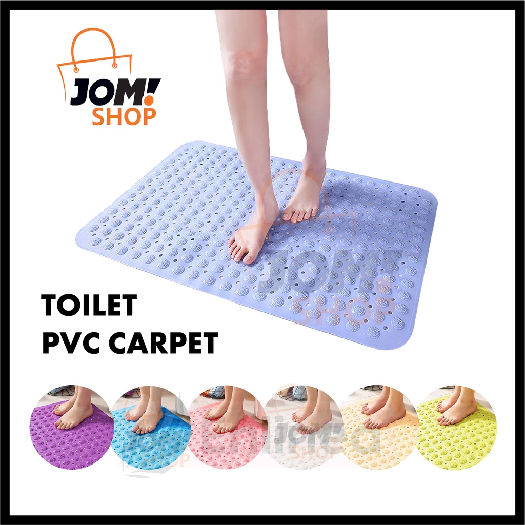 Anti-Slip PVC Toilet Carpet/Bath Tub Shower Mat/Waterproof Toilet Mats ...