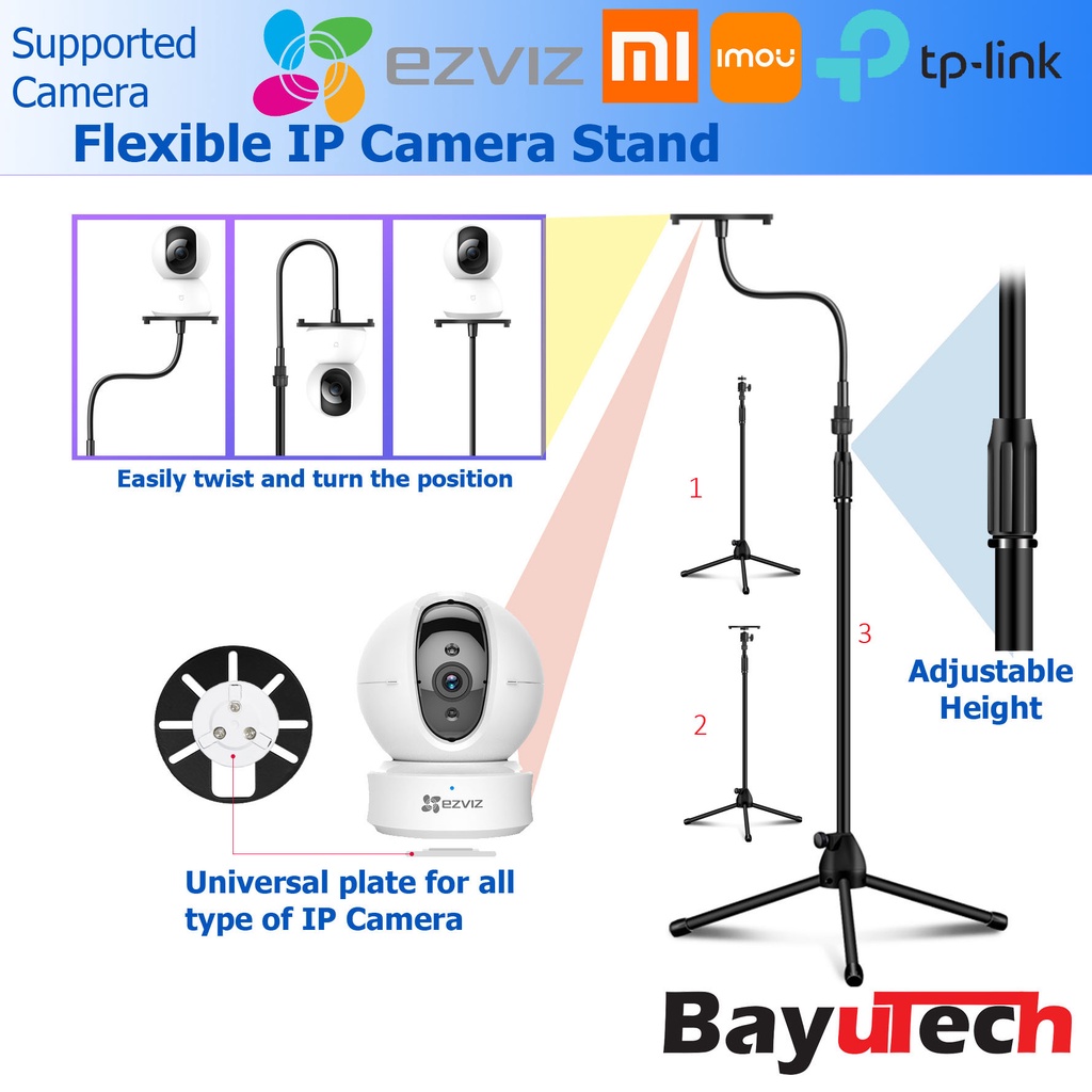 Universal High Quality CCTV Camera Mount Stand ,Clip-On CCTV Camera ...