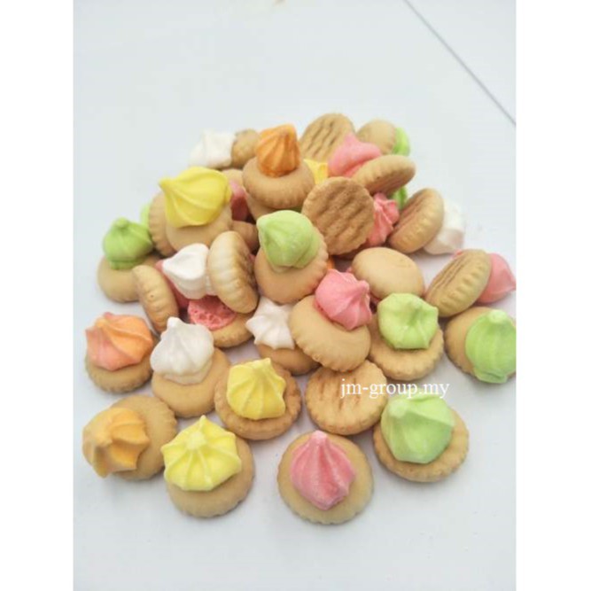 Ice Gem/ Biskut Bunga/ Biskut Butang [150G+- Zip Bag] Biskut Timbang ...