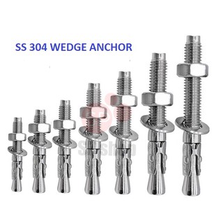 Sleeve PJ Anchor Stainless Steel 304 Wedge Anchor Wall Expansion Bolt 1 ...