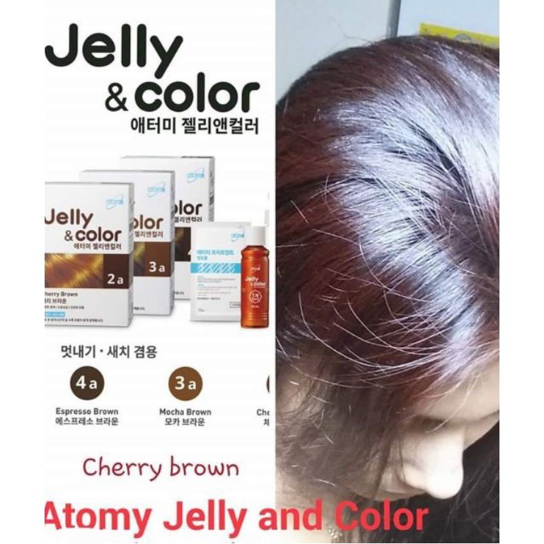 Atomy Bubble / Jelly Hair Dye 泡沫型染发 (Cherry / Mocha / Espresso Brown ...