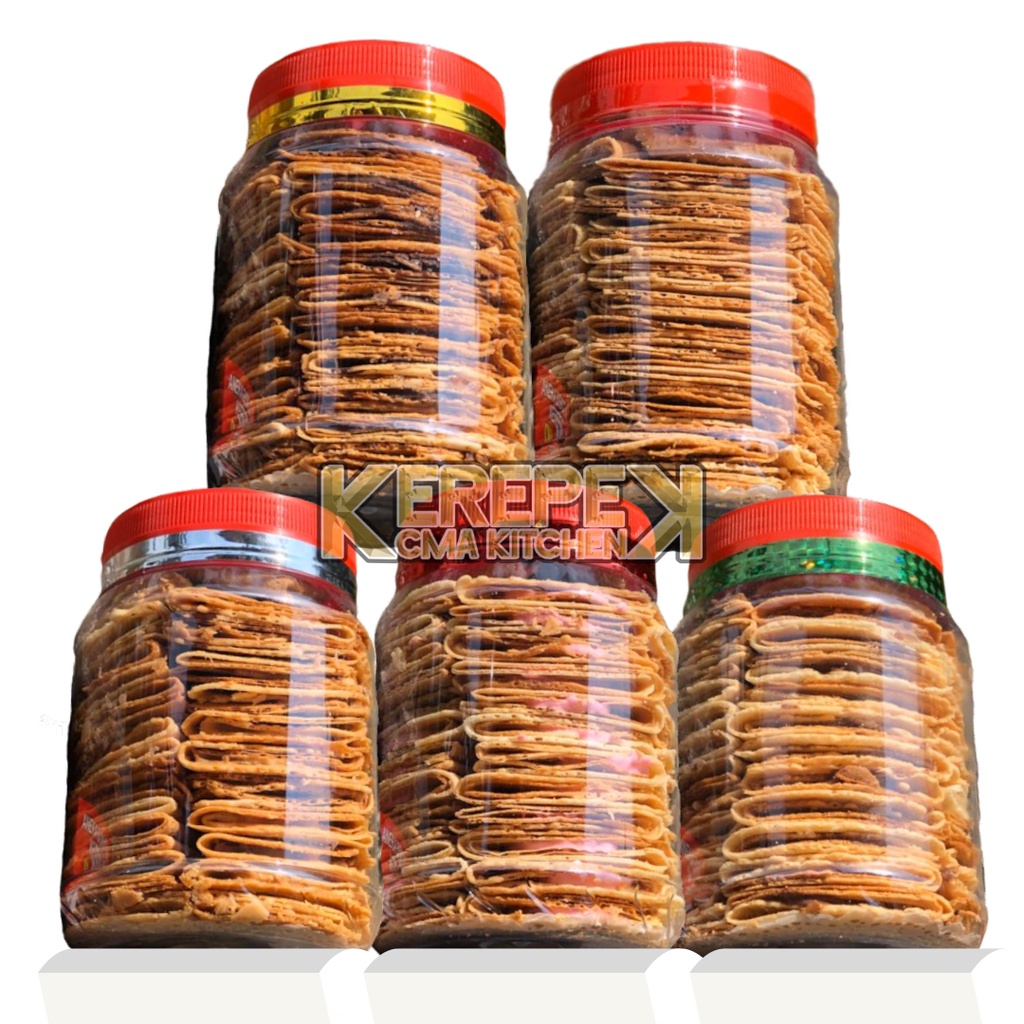 Kuih Kapit Sepit Original/Coklat/Peanut/Strawberi/Cappucino 50pcs ...