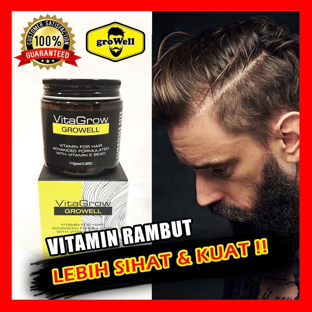 VITAMIN RAMBUT Membantu rambut lebih sihat kuat dan lebat | Shopee Malaysia