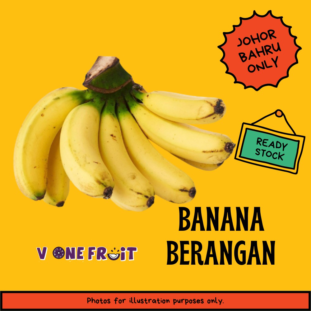 V1 Banana Berangan Pisang 红肉蕉香蕉 800g+- Daily Fresh Pick Fruit from ...
