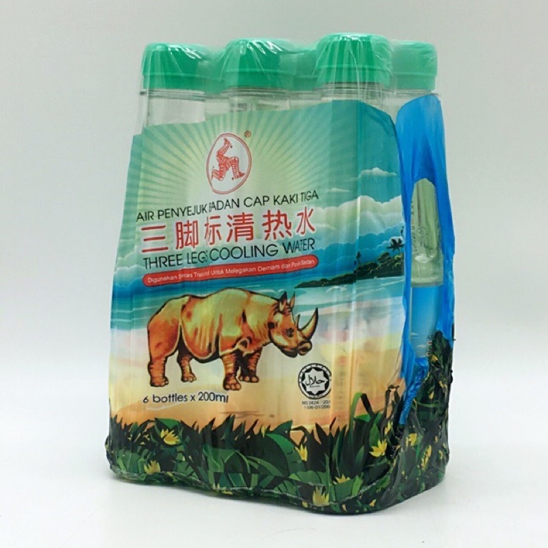 THREE LEGS COOLING WATER (200ml x 6bot) | Shopee Malaysia
