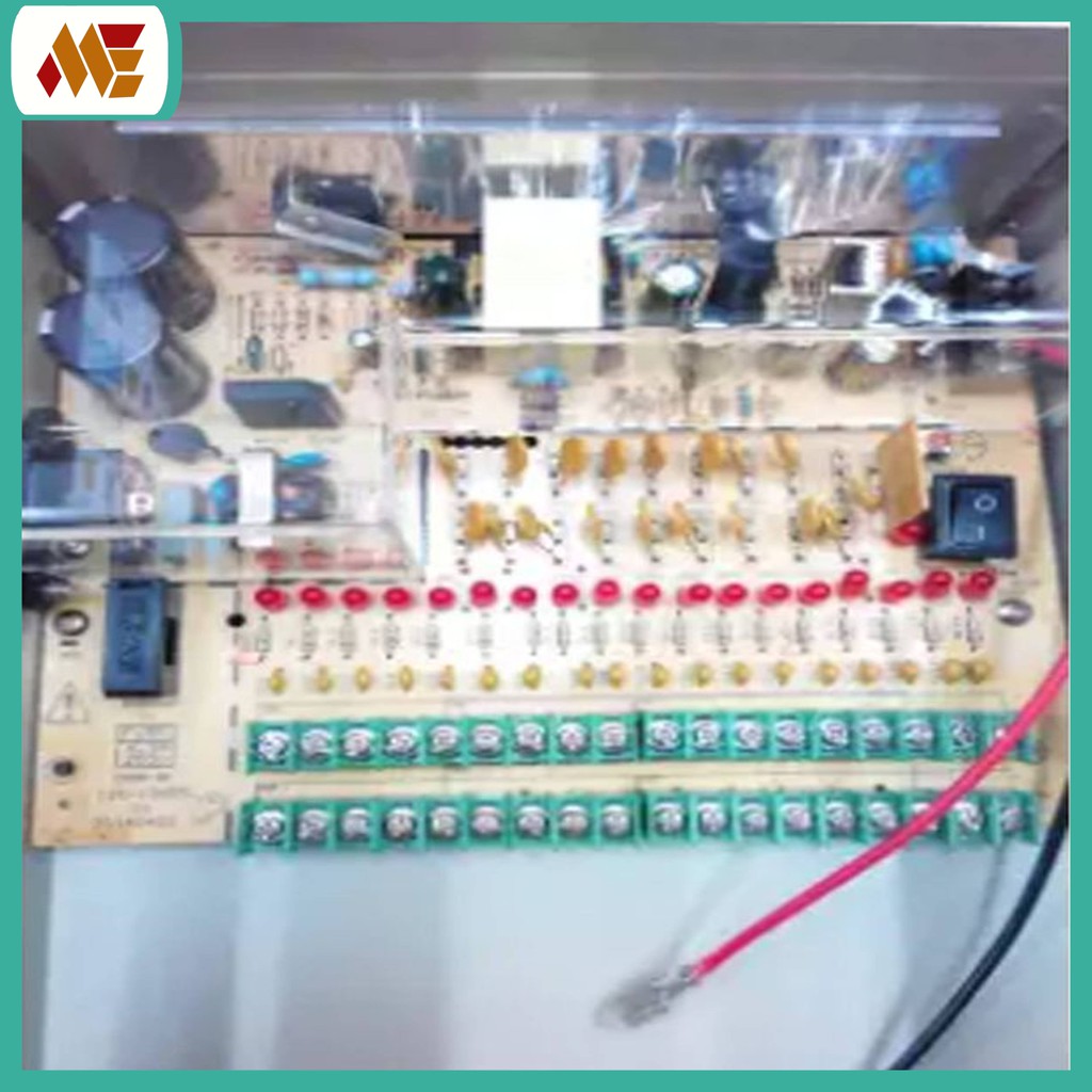 18 Port DC 12V 10A Power Supply Distribution Box with DC UPS ...