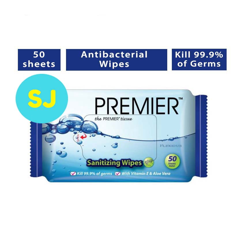 Premier Sanitizing Wipes (Single Pack / Twin Pack) | Shopee Malaysia