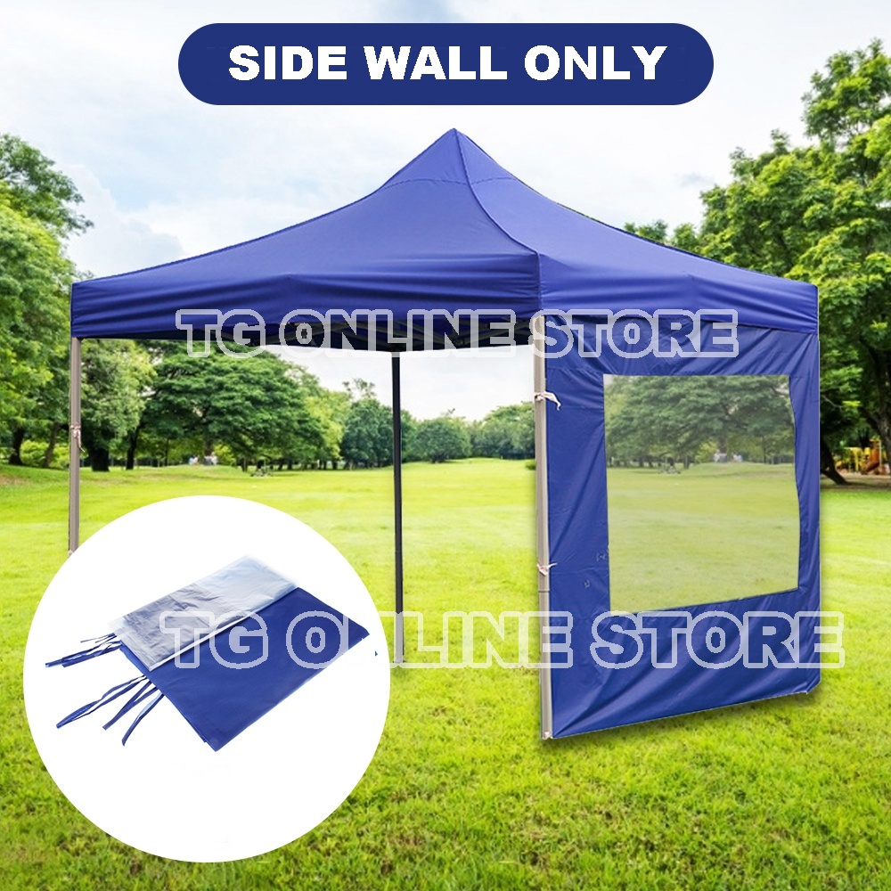 Canopy Side Wall Only Transparent / Canvas Only / Khemah / Kain Sisi ...