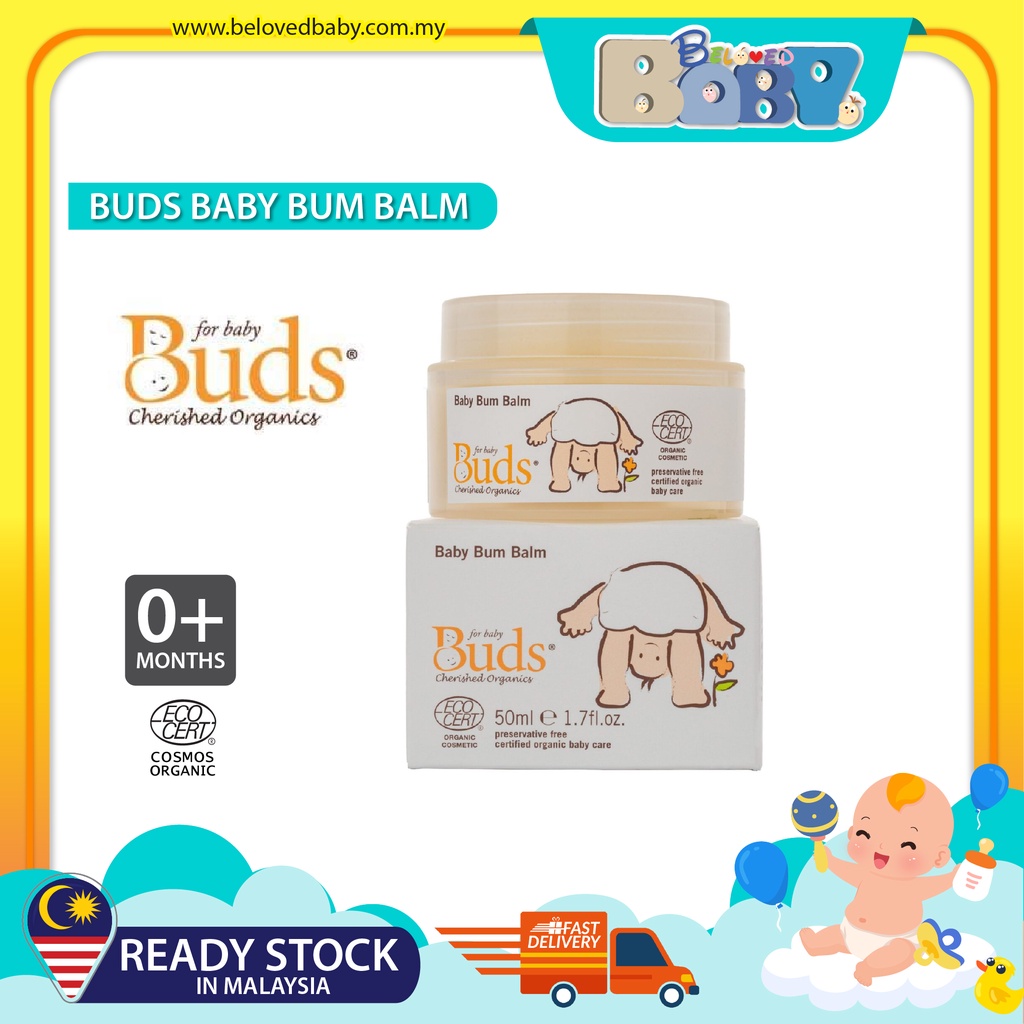 Buds Cherished Organics Baby Bum Balm (50ML) | Shopee Malaysia