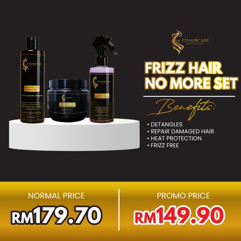 FRIZZ NO MORE SET ( DRY & DAMAGE ) | Shopee Malaysia